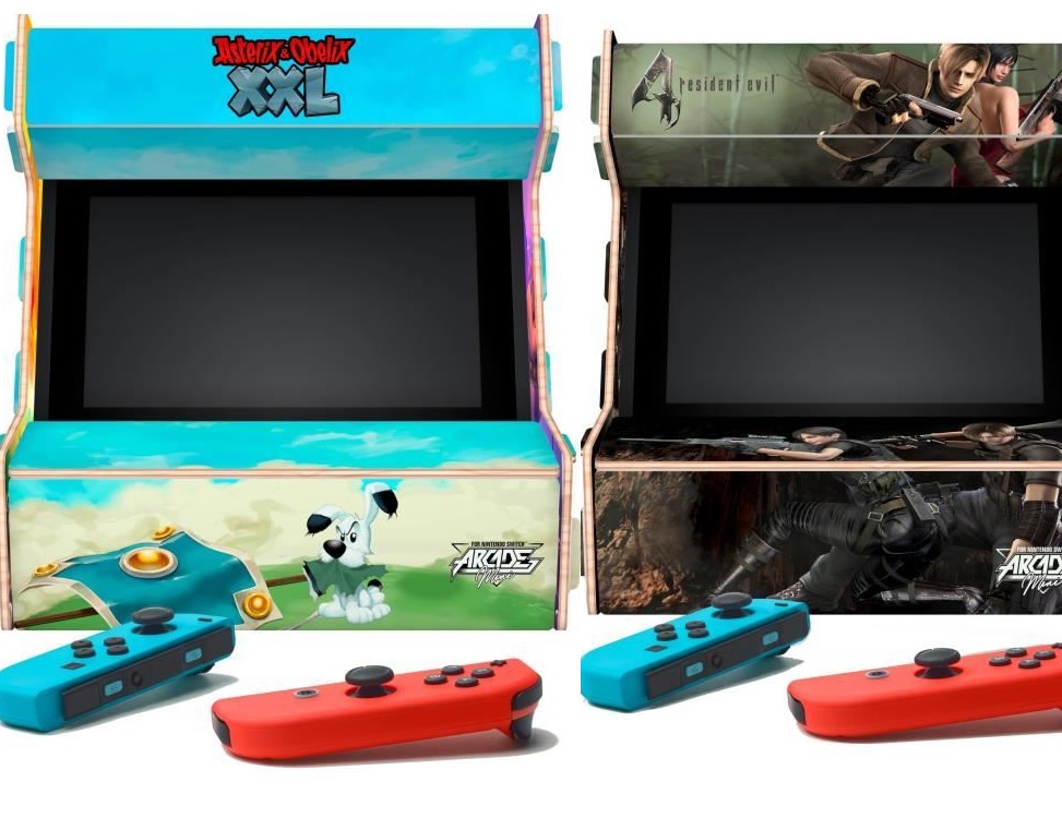 Support Arcade Mini en bois - Resident Evil ou Asterix & Obelix XXL2 ...