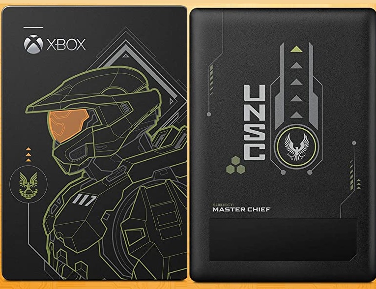 Disque Dur Seagate 2 To - Halo - Master Chief - USB 3.2 - JVDeal.fr