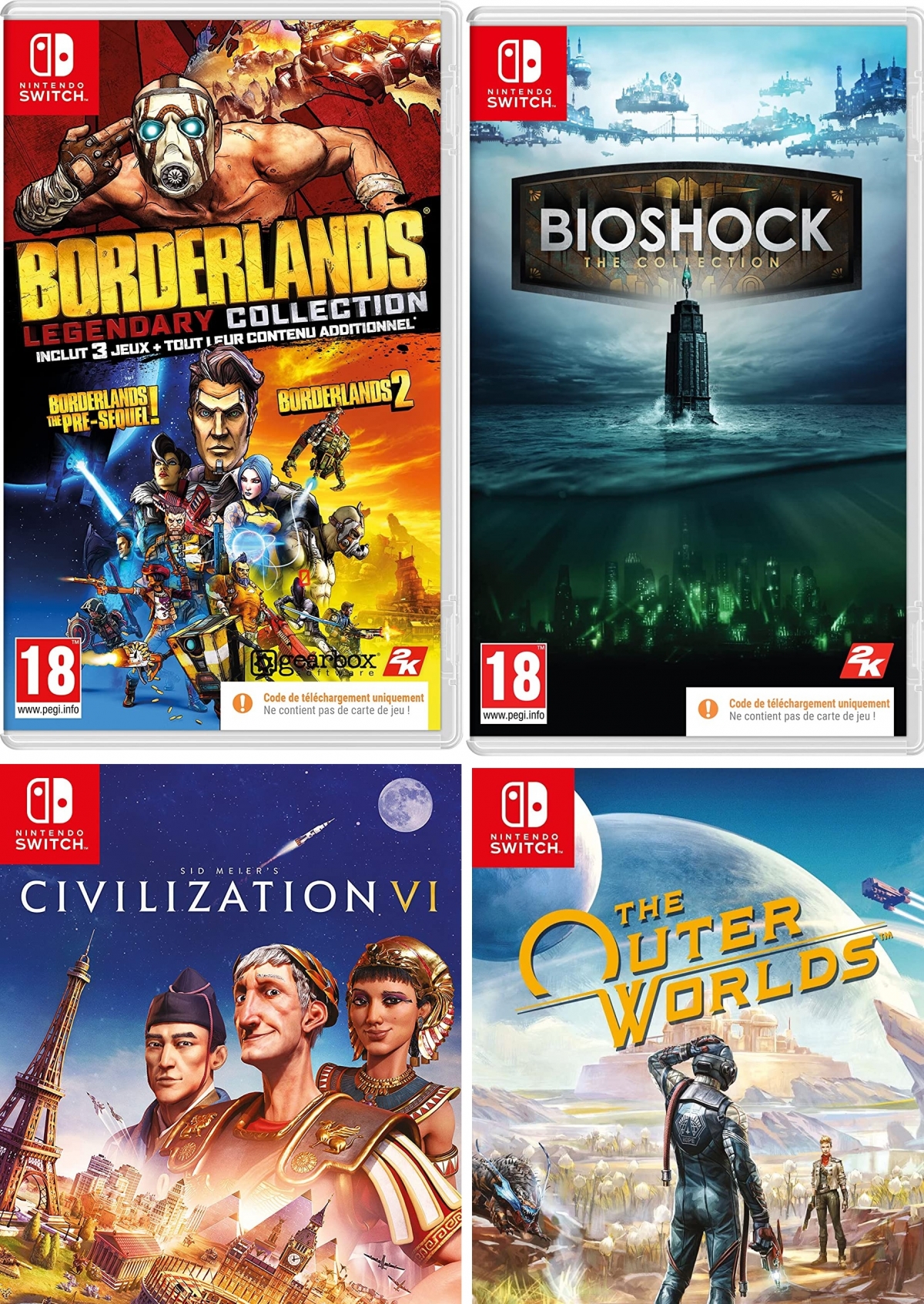Borderlands Legendary Collection / Bioshock The Collection ...